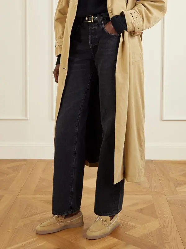 CHRISTIAN LOUBOUTIN Chambeliboat Shearling-lined Loafers