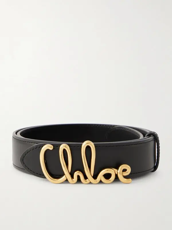 Chloé Leather Belt - Black