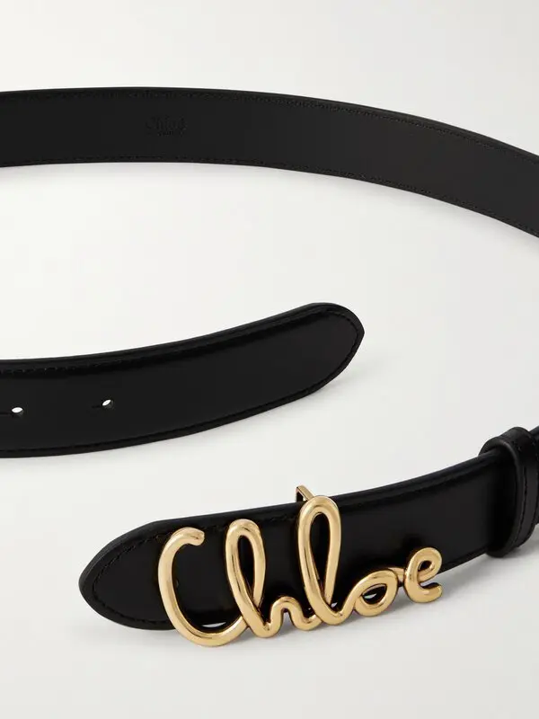 Chloé Leather Belt - Black