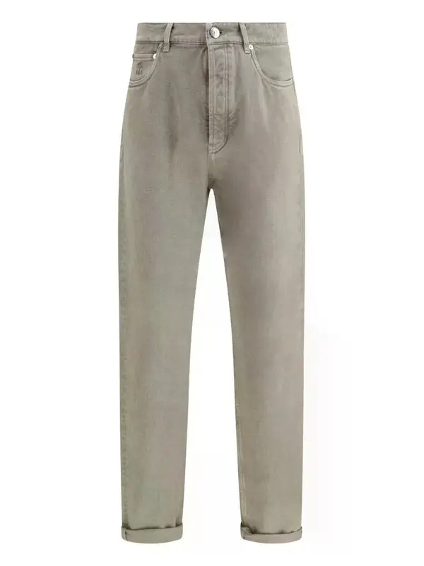 Brunello Cucinelli Five-pocket Jeans - Green