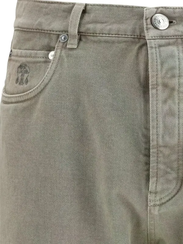 Brunello Cucinelli Five-pocket Jeans - Green