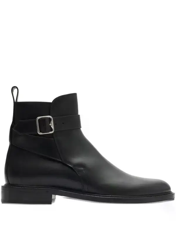 Burberry Leather Manor Jodhpur Boots