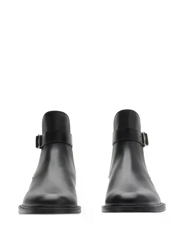 Burberry Leather Manor Jodhpur Boots