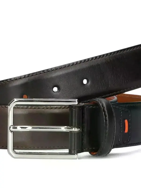 Santoni Reversible Leather Belt