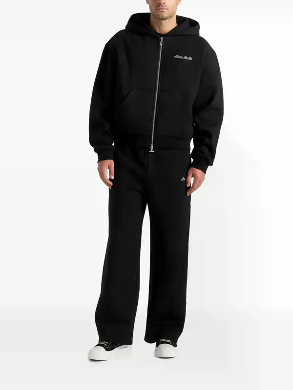 Manière De Voir Maniere De Voir Signature Relaxed Fit Zip Hoodie