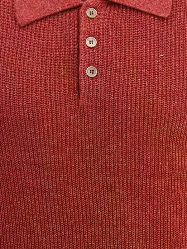 Brunello Cucinelli Short-sleeve Knitted Polo Shirt