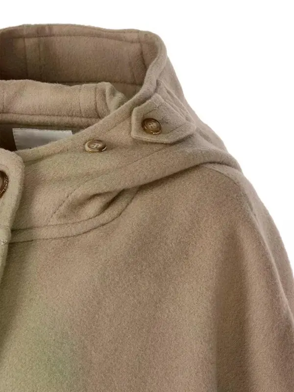 STUDIO TOMBOY Hooded Wool Coat - Neutrals