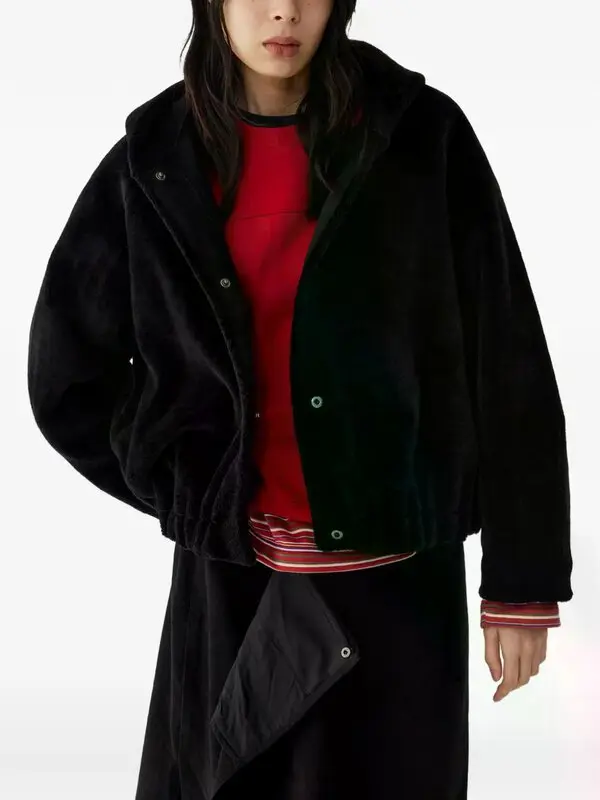 STUDIO TOMBOY Reversible Hooded Jacket - Black