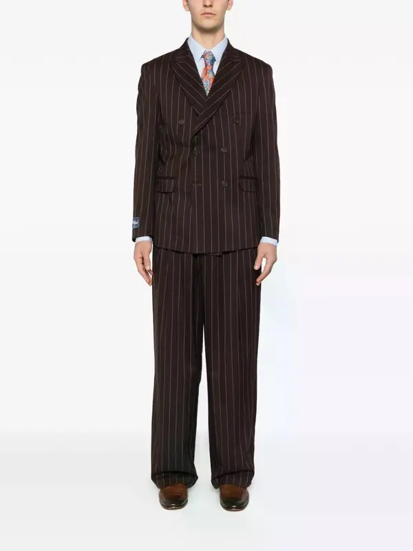 FAMILY FIRST Pinstripe-pattern Trousers