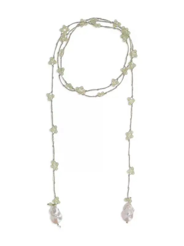 MELA Embellished Necklace - Green