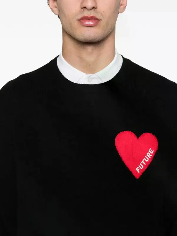 From Future Heart-motif Sweater