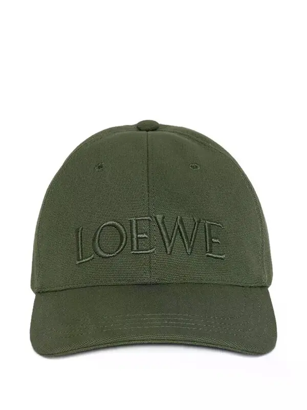 Loewe Logo-embroidered Cap - Green