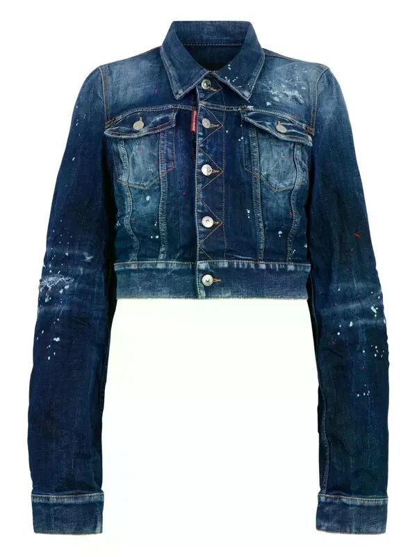 Dsquared2 Dean Jean Jacket - Blue