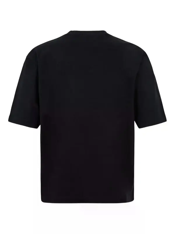 Dsquared2 Logo-embroidered T-shirt - Black