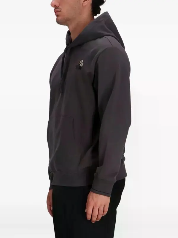 The North Face Connect Embroidered-flower Hoodie - Grey