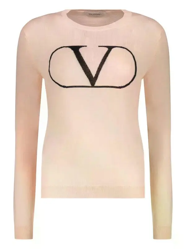 Valentino Garavani Crew-neck Long-sleeve Sweater