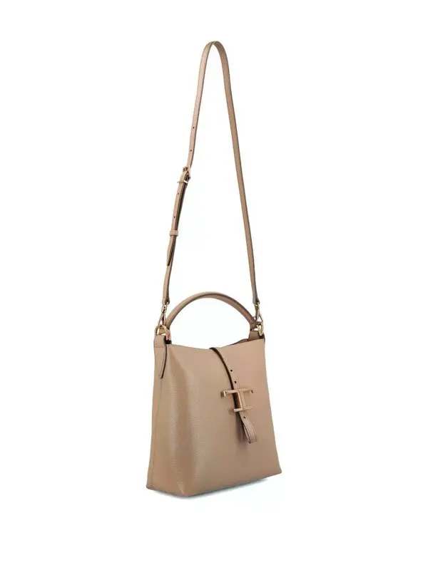 TOD'S Mini T Timeless Bucket Bag - Neutrals