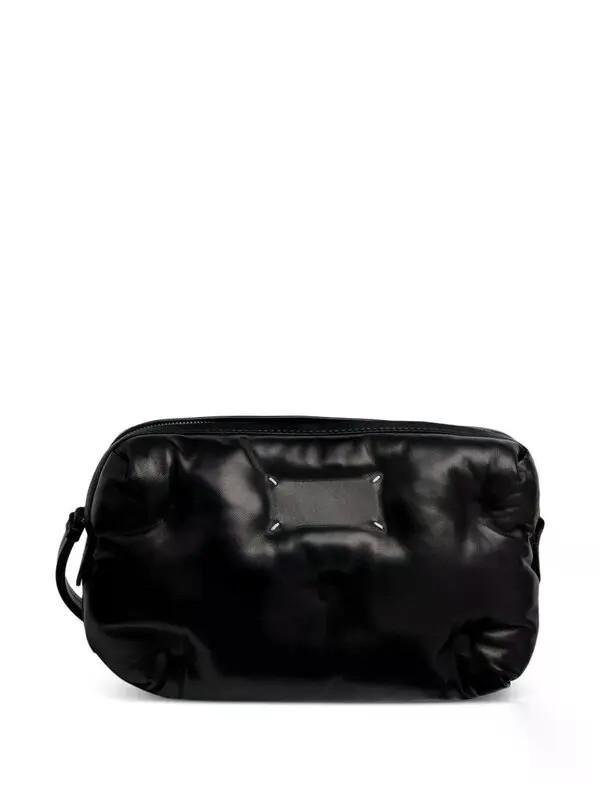 MAISON MARGIELA Glam Slam Leather Clutch - Black