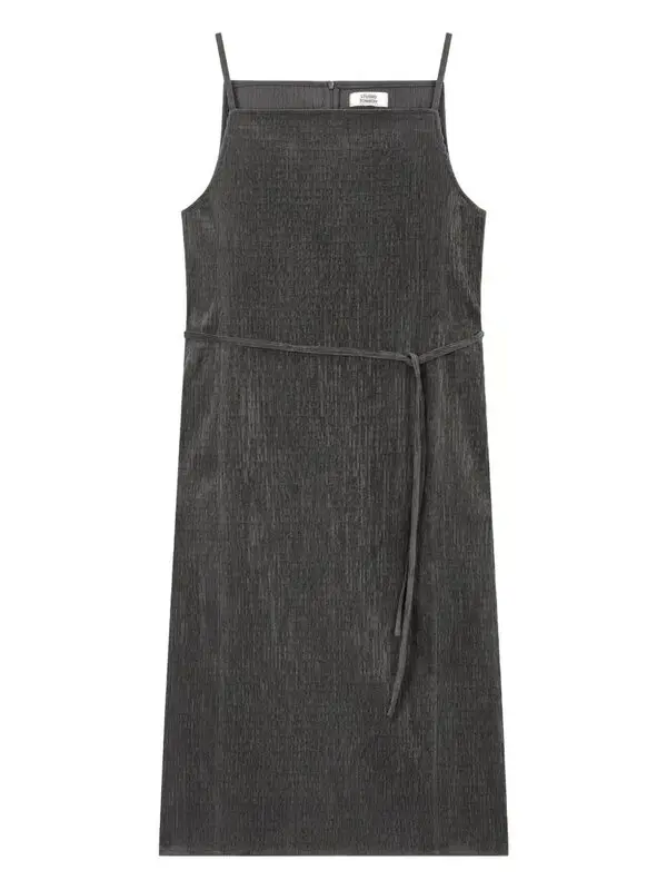 STUDIO TOMBOY Corduroy Mini Dress - Grey