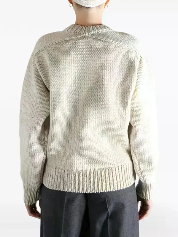 Auralee Crew-neck Wool-cashmere Blend Sweater