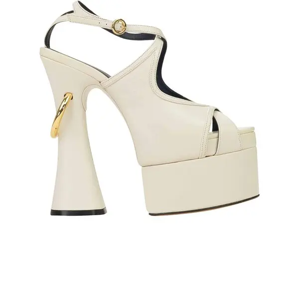 LANVIN Smile 105 Platform Sandal Heel