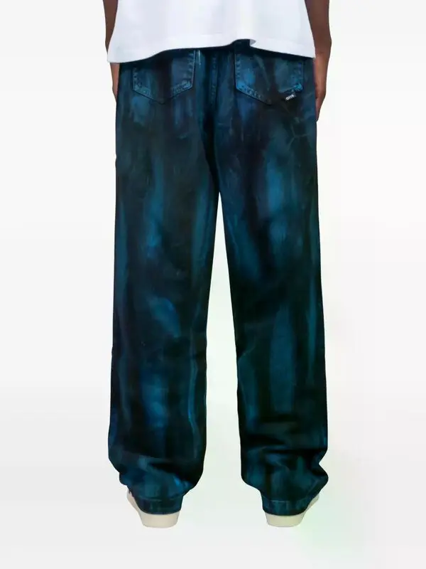 ARTE ANTWERP Paint Splatter Straight Leg Jeans