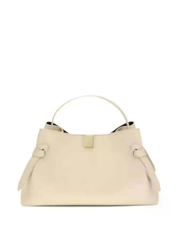 Yuzefi Gyoza Pebble-leather Tote Bag - Neutrals