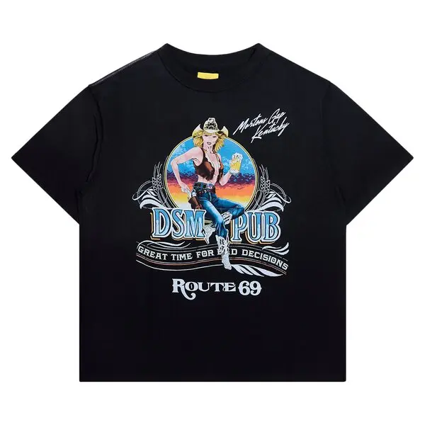 DIET STARTS MONDAY Graphic Print T-shirt - Black