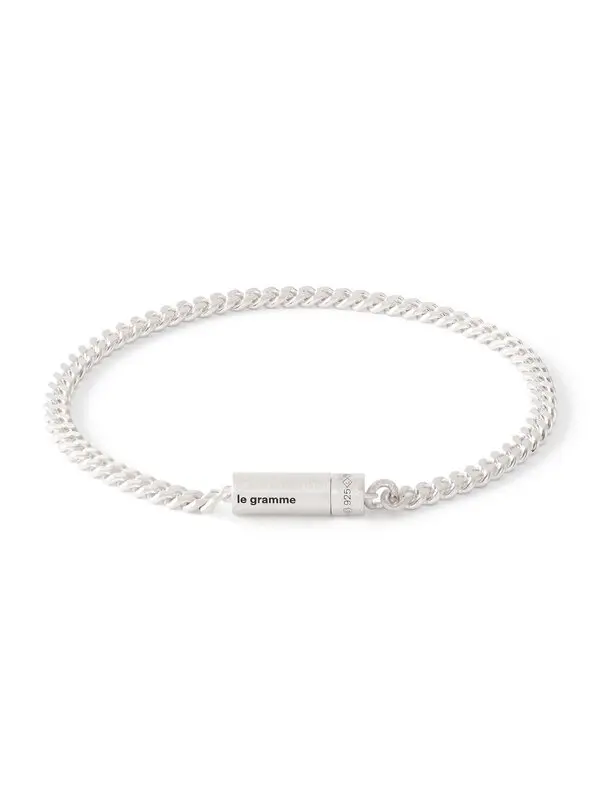 Le Gramme 12g Recycled Sterling Chain Bracelet - Silver