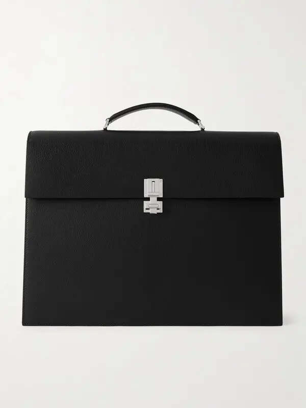 TOM FORD Full-grain Leather Briefcase - Black
