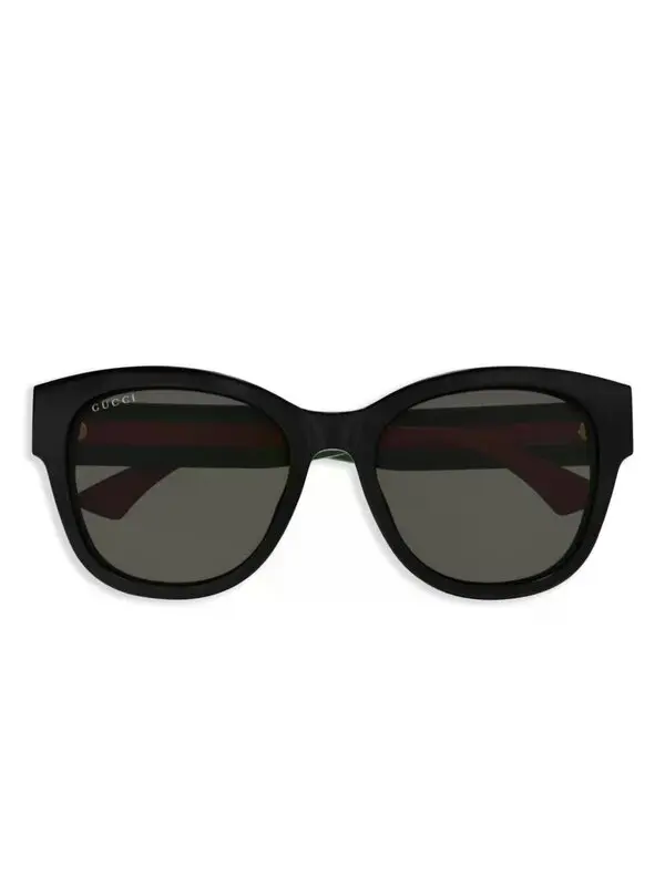 Gucci Butterfly Frame Sunglasses - Black