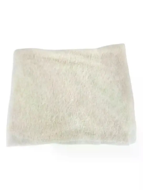 Botto Giuseppe Small Cashmere Scarf - White