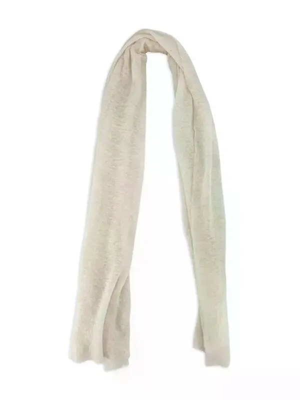 Botto Giuseppe Small Cashmere Scarf - White