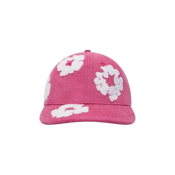 DENIM TEARS Cotton Wreath Dyed Cap - Pink