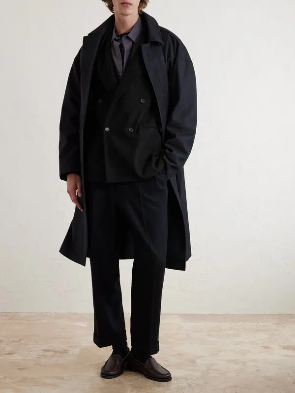 A.PRESSE Double-breasted Cashmere Blazer