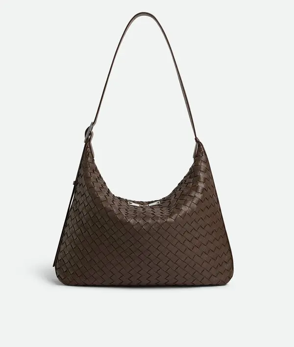 Bottega Veneta Intrecciato Deerskin Leather Hobo Bag - Old Wood