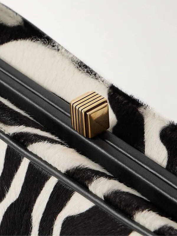 Khaite Cate Zebra-print Tote