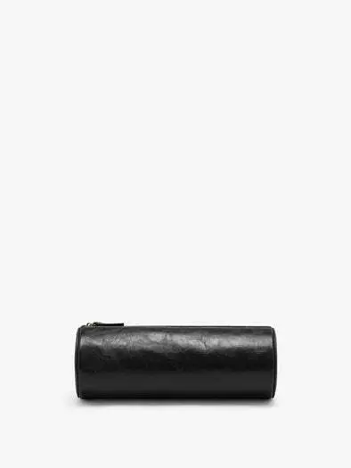 Proenza Schouler Silo Shearling Clutch - Black