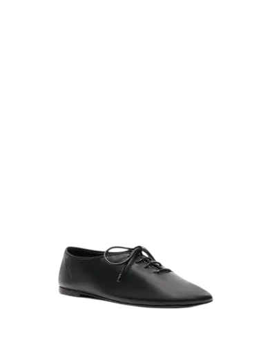 Proenza Schouler Glove Lace-up Flats - Black