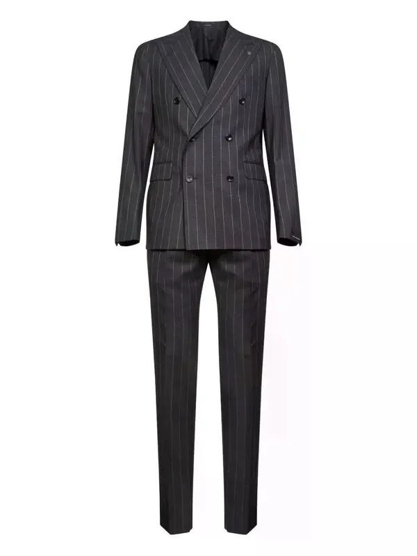 Tagliatore Double-breasted Pinstriped Suit