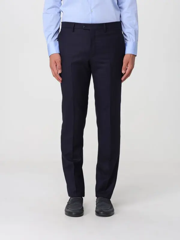 Tagliatore Single-breasted Two-button Suit In Pure Wool - Blue