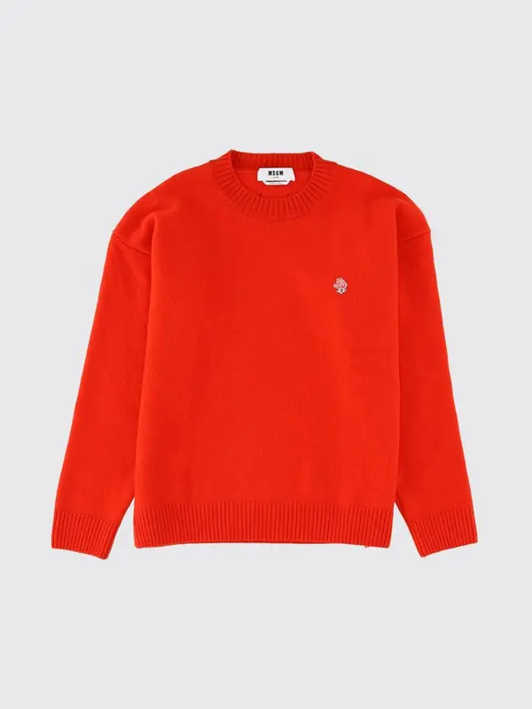 MSGM Pullover Sweater - Red