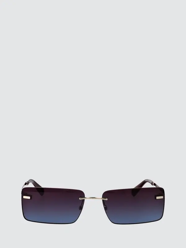 Calvin Klein Rectangular Rimless Sunglasses - Blue
