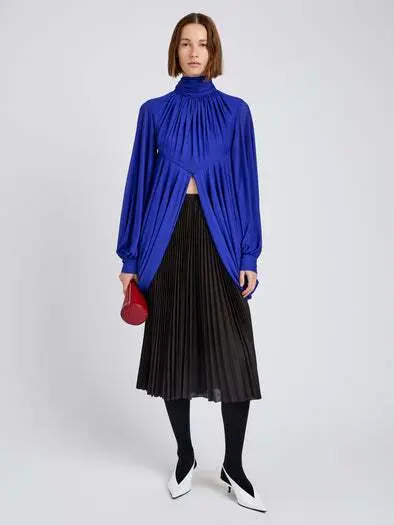 Proenza Schouler A-line Pleated Midi Skirt
