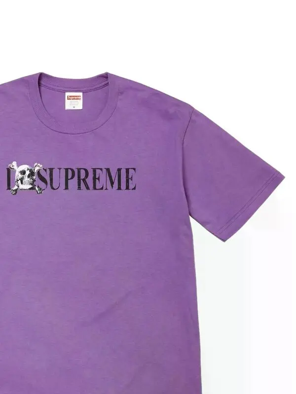 Supreme Skull Logo T-shirt - Purple