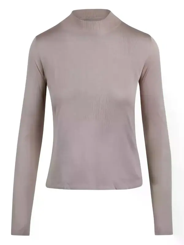 Max Mara Long-sleeve Mock-neck Sweater