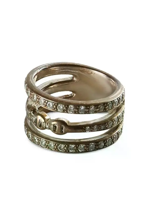 Hoorsenbuhs Embellished Ring - Silver