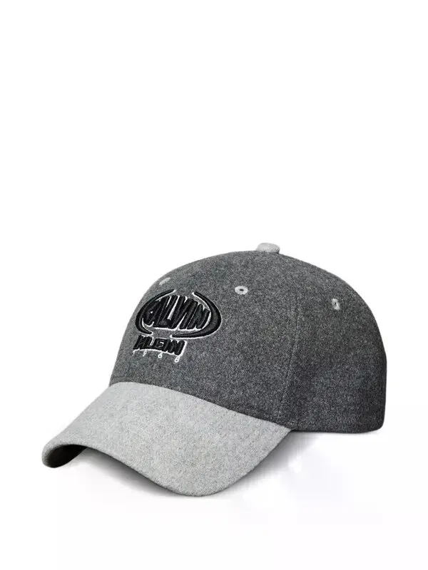 Calvin Klein Logo-embroidered Cap - Grey