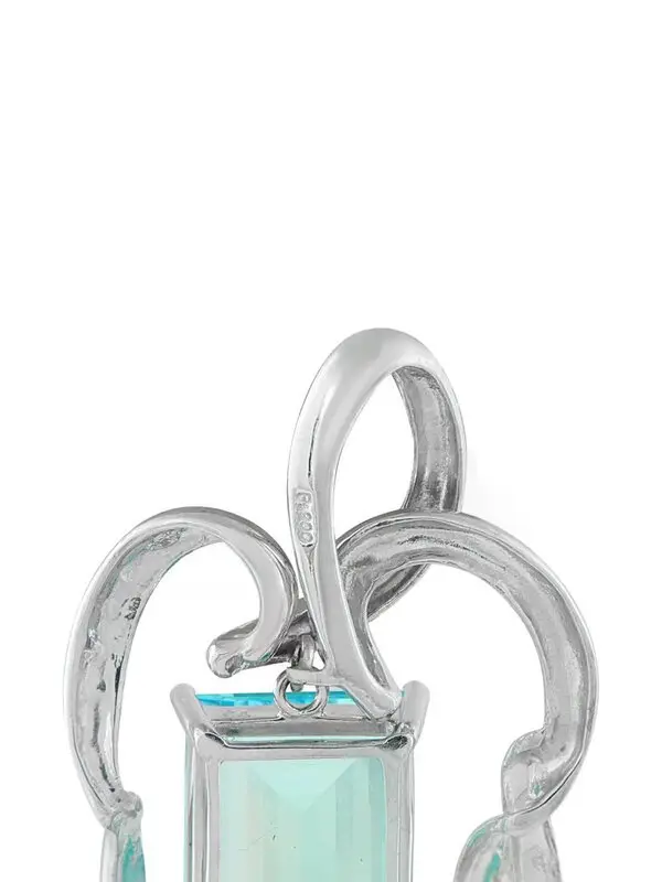 LB EXCLUSIVE Platinum Aquamarine Pendant