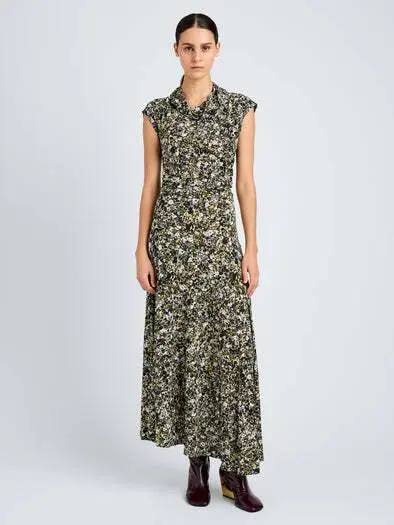 Proenza Schouler Tamara Dress - Rust Multi